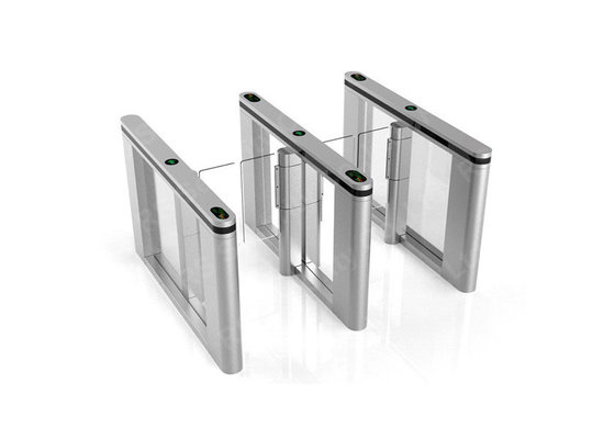 304 Stainless Steel Turnstile , Dual Passage Swing Turnstile Gate