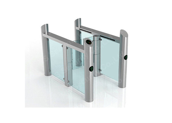 Automatic Supermarket Swing Gate , Full Height Sliding Turnstile Gates