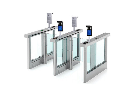 Access Control Supermarket Swing Gate , Slim Glass Arm Security Barriers 900mm Width