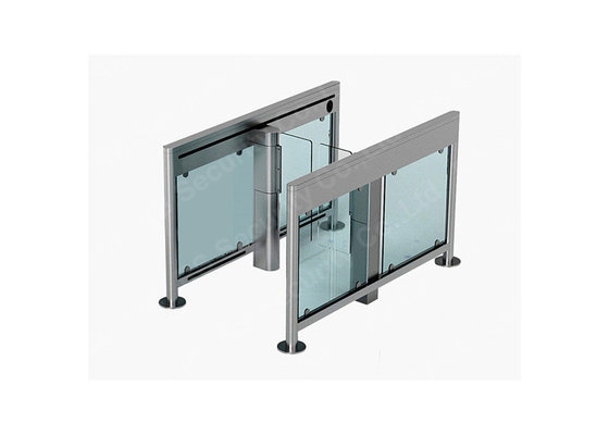 Automatic DC Motor Cylinder Supermarket Swing Gate , swing barrier gate