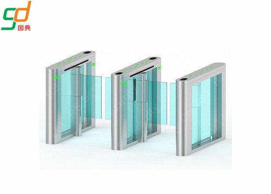 High Security Supermarket Swing Gate Entrance Pedestrian Control Turnstile