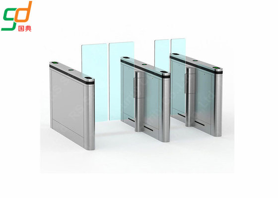 Retractable Supermarket Swing Gate Bi-Direction Built-in CounterTurnstiles