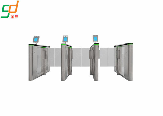 Bi Directional Supermarket Swing Gate , Intelligent Bridge Barrier Turnstile