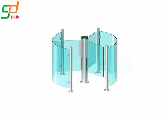 Full Height Glass Arm Supermarket Swing Gate,Servo Motor Turnstyles Barrier