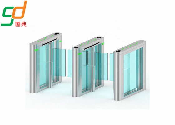 Supermarket Automatic Turnstile Enter And Exit Access Control Swing Gates