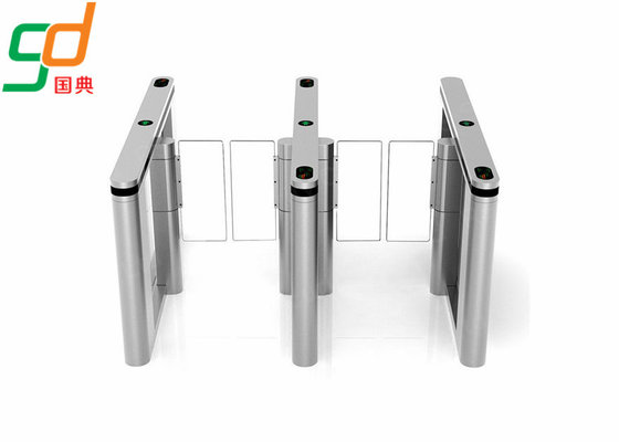 Supermarket Post Automatic Swing Barrier Gate With 304 Stainless Steel Material