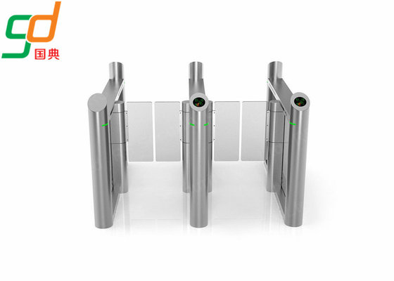 IP65 Automatic Turnstiles High Speed Glass Arm Swing Turnstiles Systems