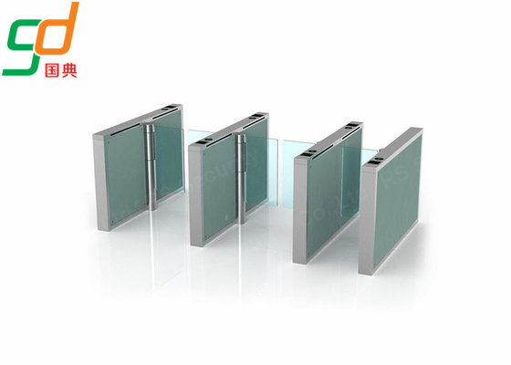 Out Door Heavy Duty Automatic Turnstiles , Stainless Steel ID Card Swing Barriers