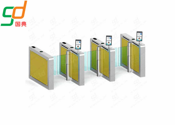 Pedestrian Barrier Gate Automatic Turnstiles , Bridge Swing Turnstile
