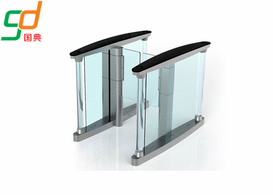 Access Control Slim Automatic Turnstiles,PVC Arm 900mm Width Barrier Gate