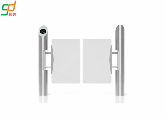 Barcode Reader Swing Barrier Gate,PVC or Glass Arm Turnstile Solution