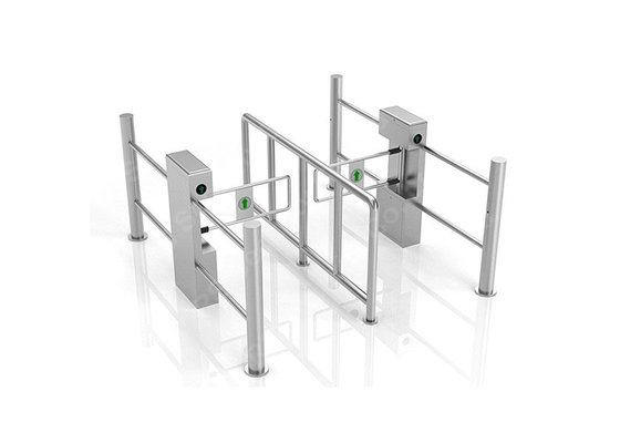 CE Approved Swing Barrier Gate Identification Card Turnstile System Speed Lane