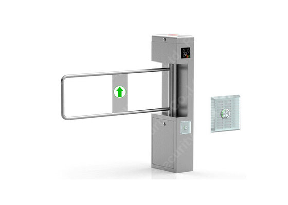 IR Sensor Swing Barrier Gate Turnstile With Shock Proof Function Passage