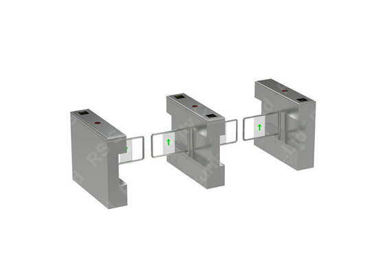 Bridge Two Way Swing Barrier Gate IR Sensor Passenger Access Control