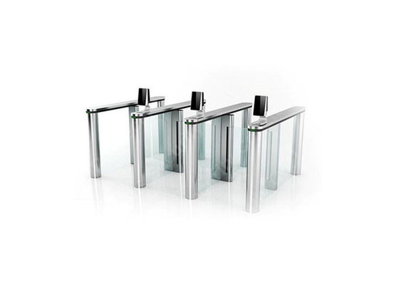 Supermarket Swing Gate Barrier Bi-directional , Mechanical Automatic Turnstiles