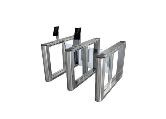OEM Supermarket Swing Barrier Gate,1.5 Thickness 304 Stainless Steel Turnstile