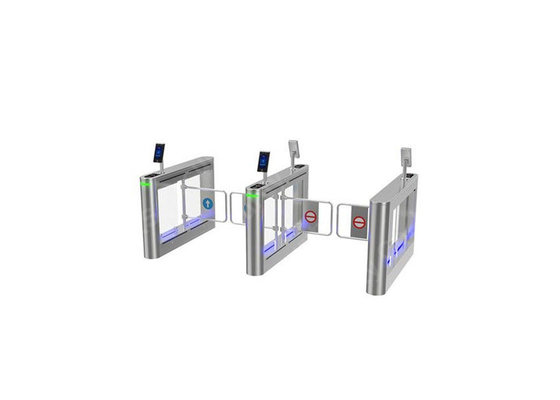 RFID Access Swing Barrier Gates Fast Speed 304 Stainless Steel Turnstiles