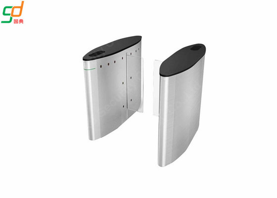 Silver Automatic Intelligent Barrier Gate Turnstile Systems Saving Energy