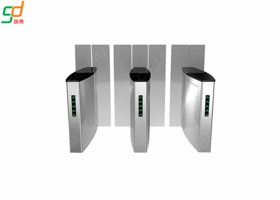 Stainless Steel Automatic Speed Gates / RS 1007 Sliding Barrier Turnstile Security Gates