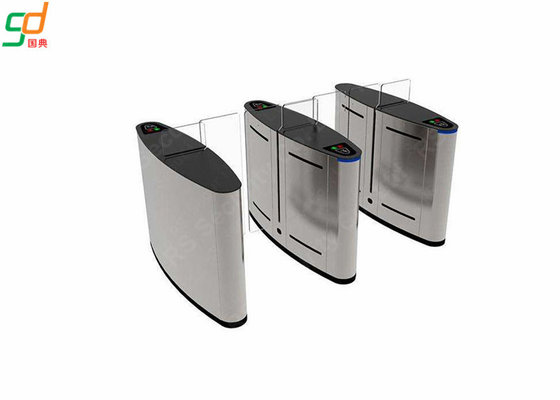 304 Stainless Steel Outdoor Flap Barrier Turnstile Noiseless Speed Security Gate