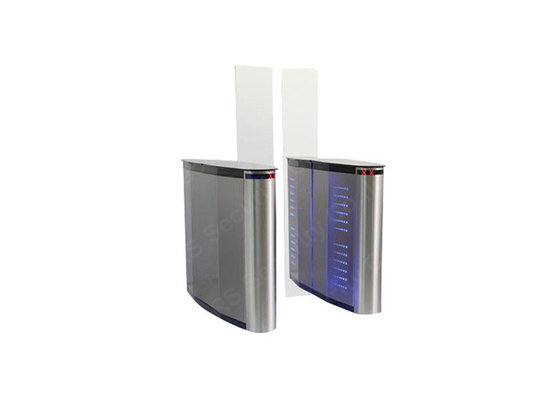 Railway Retractable Security Speed Gates , Bidirectional Stainless Steel Turnstiles Control