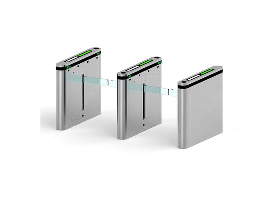 Stainless Steel Double Passage Half Height Turnstile , Vertical Tripod Turnstile Gate