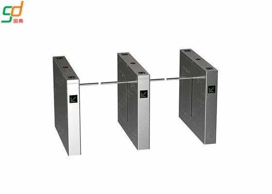Outdoor Turnstile Speed Gates, Full Height Glass Barrier Security Gate