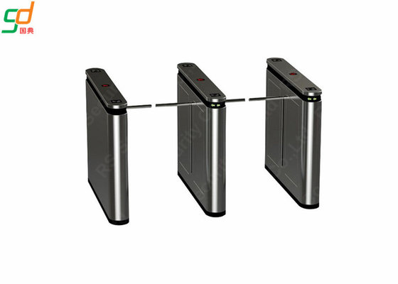 Stailess Steel Sliding Turnstile Security Systems, High Speed Gates Flap Barrier