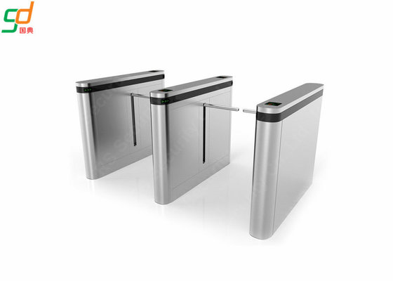 Stainless Steel Turnstile Security Systems, Full Height Sliding Barrier Turnstile Gate