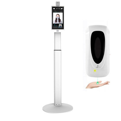 real time Lcd Display 7 Inch Temperature Face Recognition Equipment