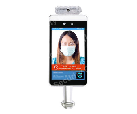 No Contact AI Body Temperature DetectionFace Recognition Camera Thermometer