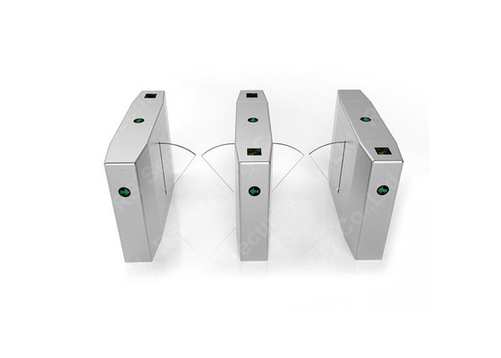 Stainless Steel Flap Barrier Gate Turnstile, Card Reader Subway Turnstiles