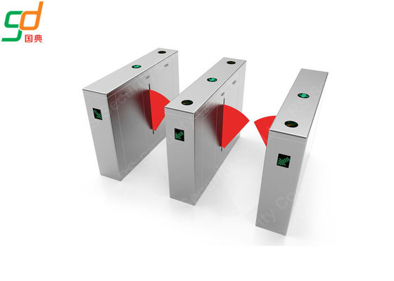 Biometrics Scanner Flap Barrier Turnstile Systems Metro Station Gates