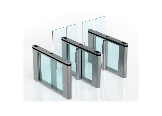 Outdoor Physical Access Systems Glass Turnstile Half Height With Servo Driver
