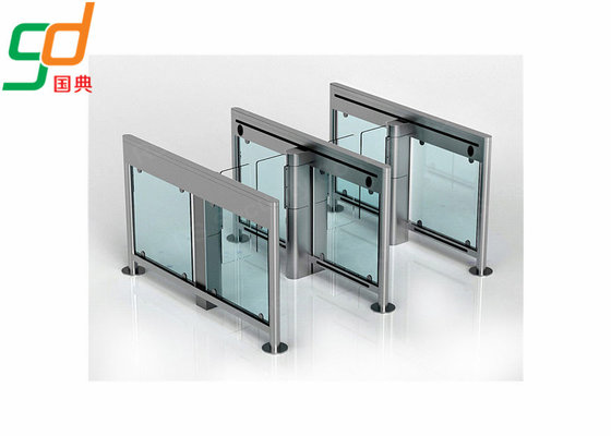 Rfid Reader Automatic Turnstiles Steady Run Servo Motor Speed Gates