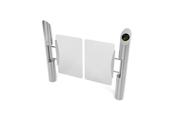 304ss No Condensation Automatic Swing Barrier Gates Acrylic Arm Turnstile