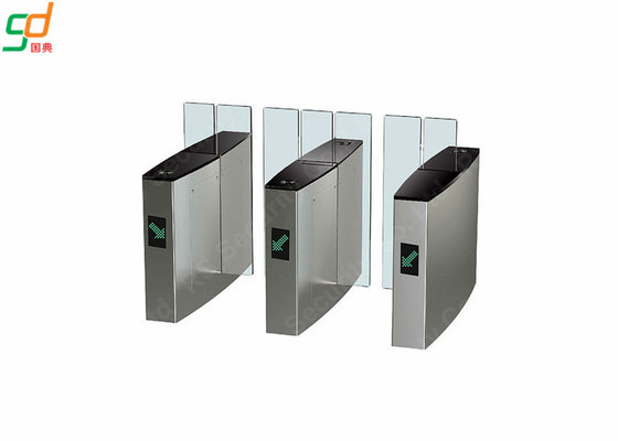 Pedestrian Barrier Speed Gates Biometric Turnstile 304 Stainless Steel