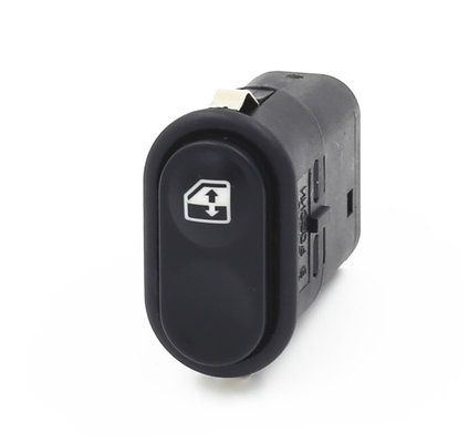 Black Anti - Burning Electric Window Switch , Universal Power Window Switch 92.3709 PIN 7
