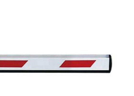 6 Meter Barrier Gate Arm Red And White , Waterproof Traffic Gate Arms