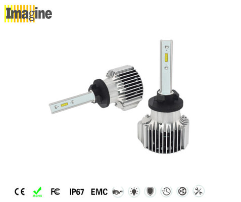880 Base 4000lm High Power LED Car Headlights Bulbs, led replacement headlight bulb Fast Heat Dissipation