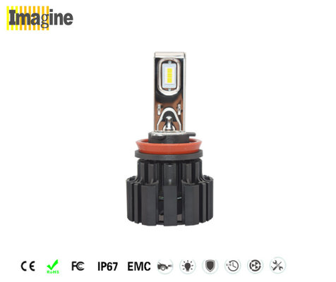 All In One LED Headlight Conversion Kit H8 H9 H11 50w 6600lm Clear Radio Reception