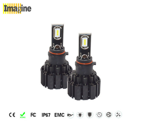 HB4 CSP LED Replacement Headlight Bulbs 6000k With Built In High Speed Fan