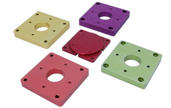 Aluminum / Steel Precision CNC Machining Different Color Anodized Parts