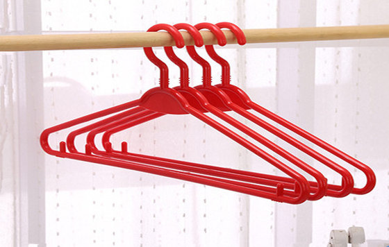 Colorful Plastic Hanger Injection Molded Plastic Parts For Household Product