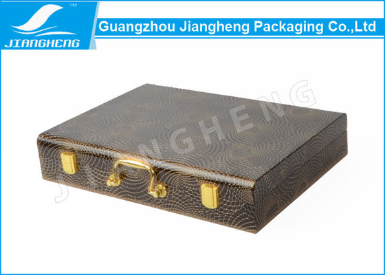 Special PU Leather Rectangle Gift Box Empty With Hardware Accessories
