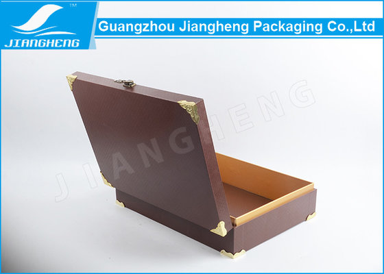 Lacquer Varnished Gift Wooden Boxes , Tea Storage Wooden Packaging Boxes