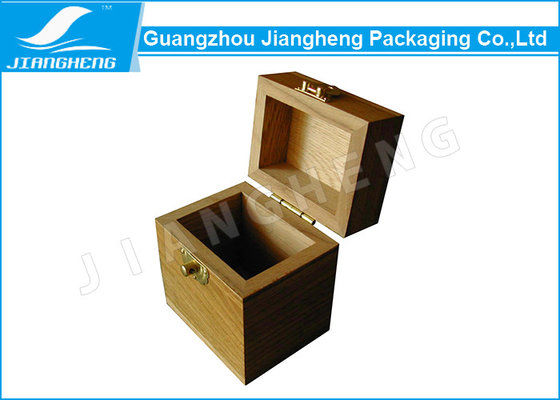 Caja de empaquetado cortada laser decorativa del regalo de madera de la joyería dos capas con el espejo
