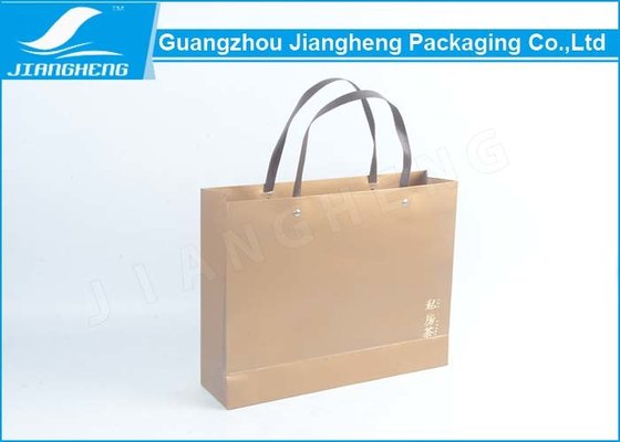 Bolsos de empaquetado medios promocionales del papel de Kraft para la certificación del SGS que hace compras