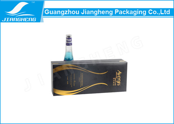 Matte Lamination Recycled Wine Packing Boxes Wooden Gift Boxes With Foam Insert