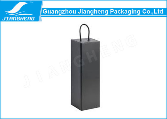 Cajas de empaquetado coloridas plegables de la botella de vino del papel revestido de la cartulina para el regalo